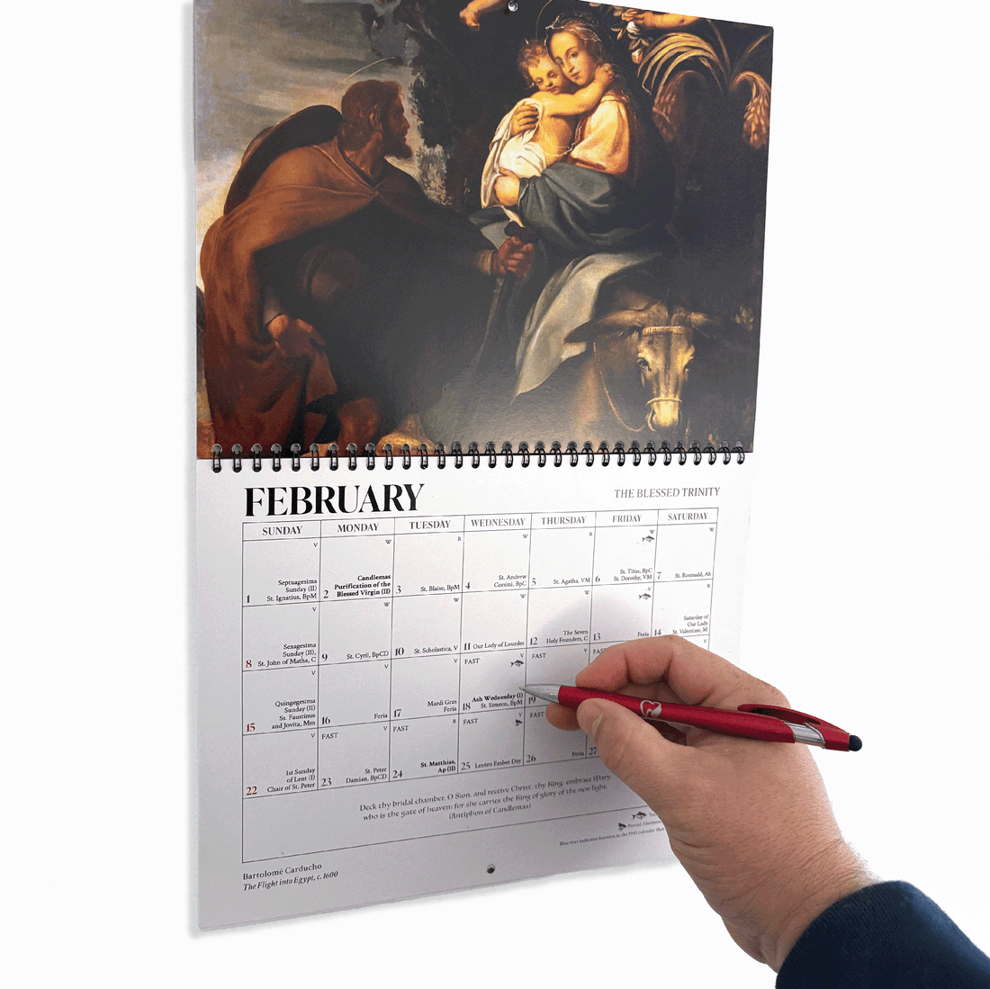 2026 Traditional Catholic Wall Calendar | pre-1955 & 1962 Feasts (Mari ...